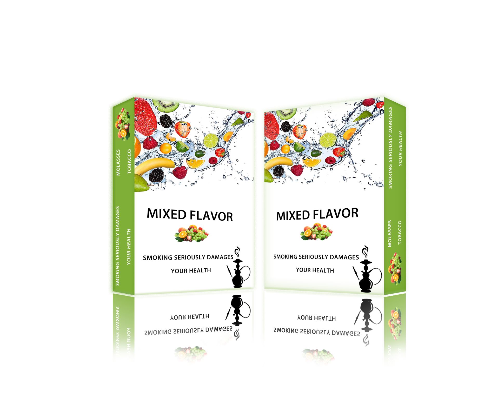 Hookah Cigarette Shisha Box wrapping with various Fruit printing ...